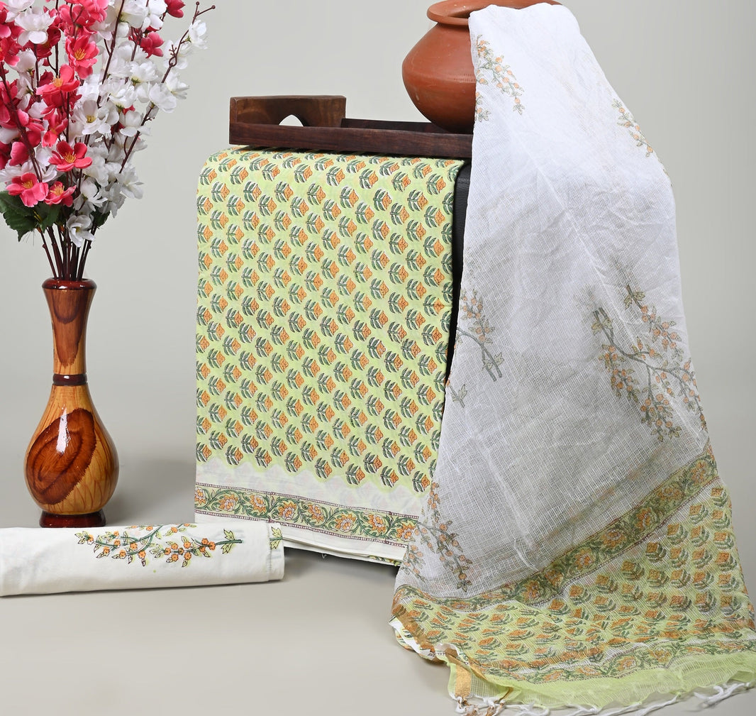 Cotton Suit With Kota Doriya Dupatta – tanchui